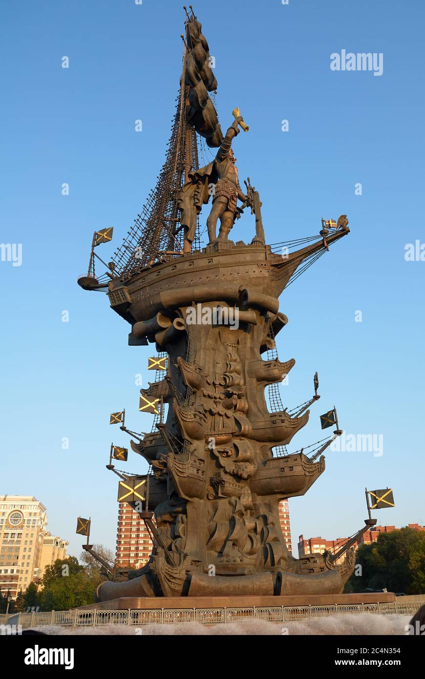Monument au tsar russe peter le grand Banque de photographies et d ...