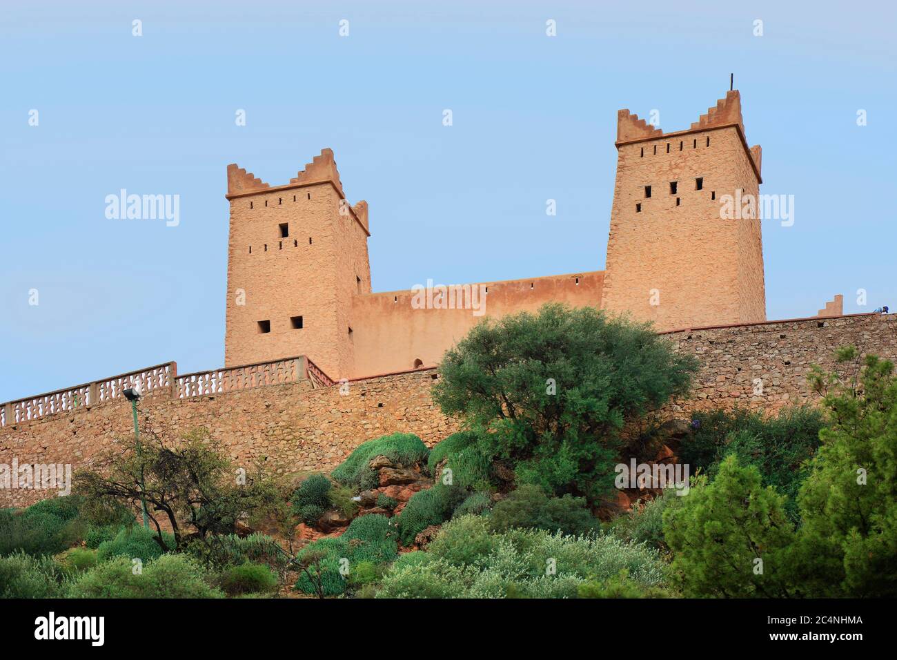 Maroc, forteresse de Beni Mellal nommée Kasbah Ras el-Ain alias Kasbah ...