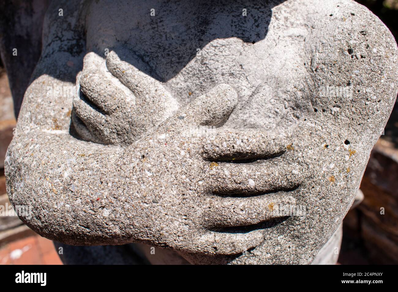 Folded hands statue Banque de photographies et d’images à haute ...