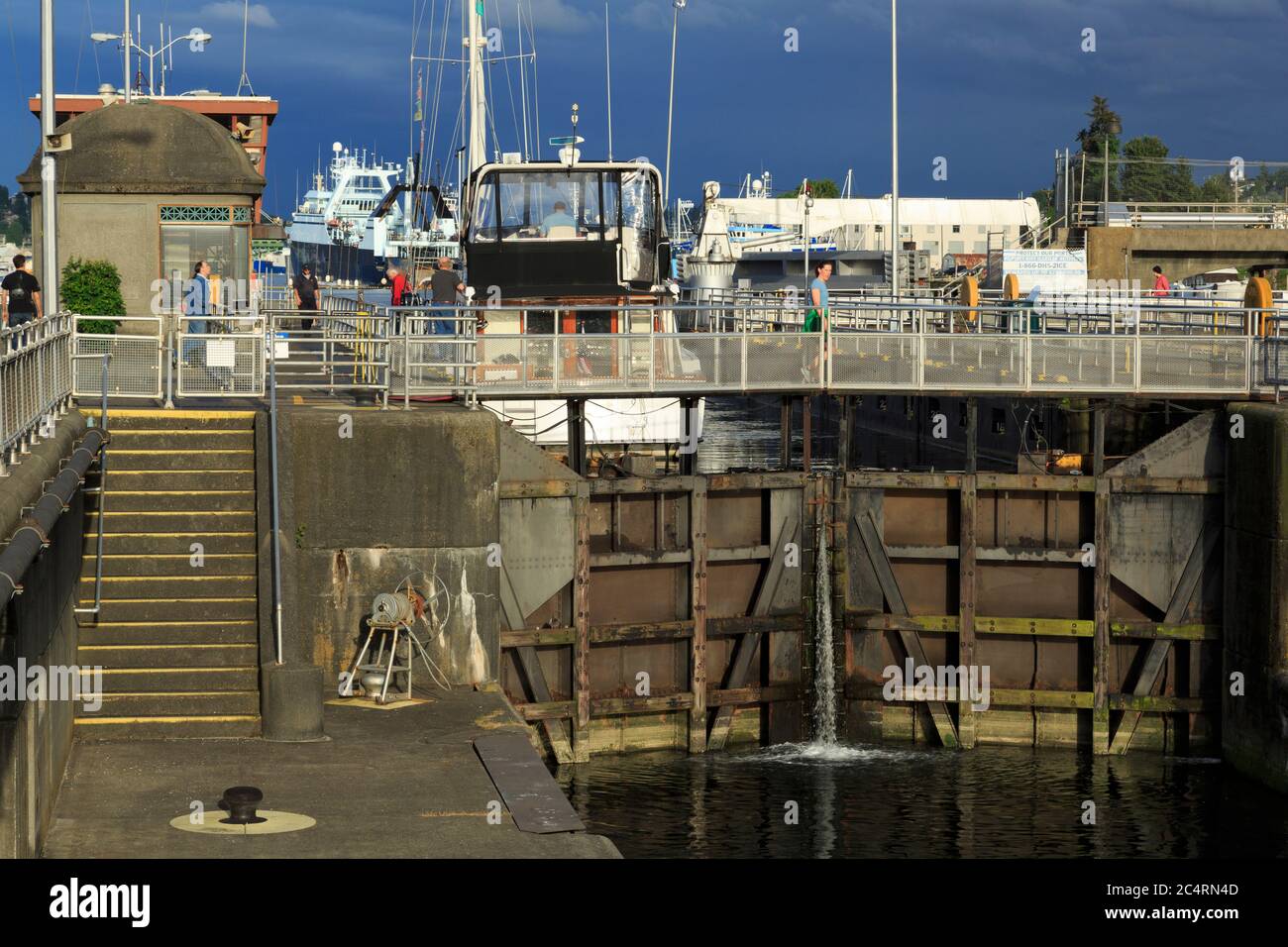 Hiram M. Chittenden Locks,Lake Washington Ship Canal,Seattle,Washington ...