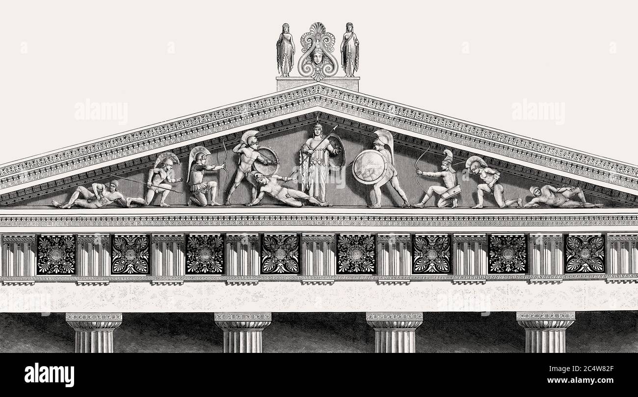 Greek fronton Banque de photographies et d’images à haute résolution ...