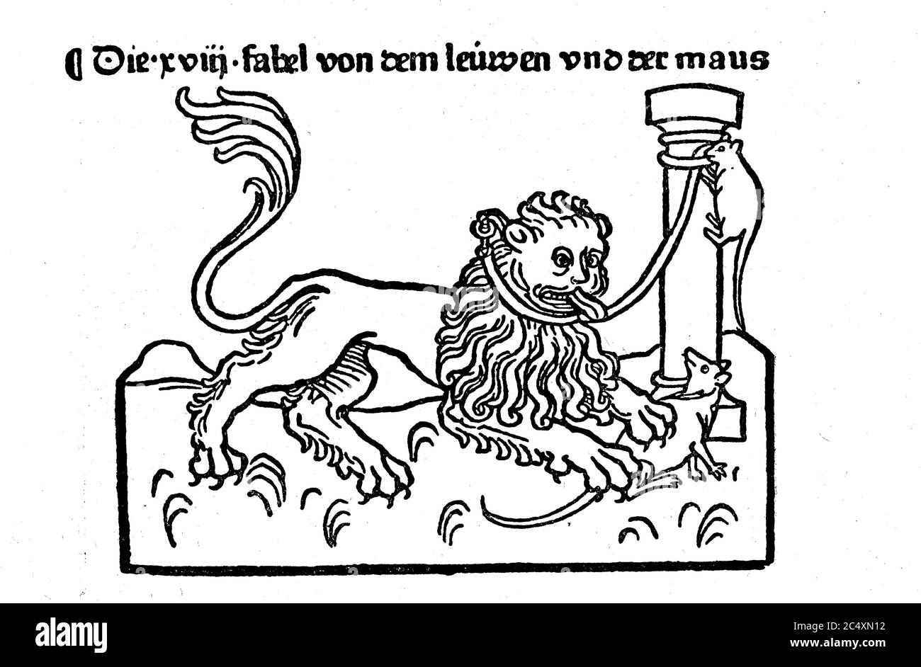 La fable du lion et de la souris. Du livre et de la vie du célèbre ...