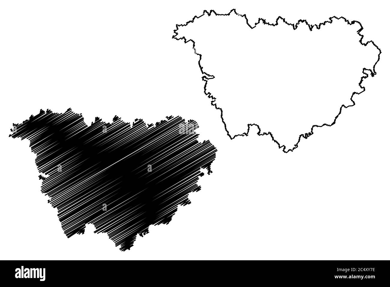 Département de la haute-Loire (France, République française, région ...