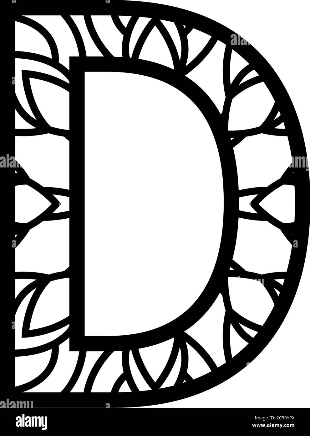 Mandala alphabet Banque de photographies et d’images à haute résolution ...