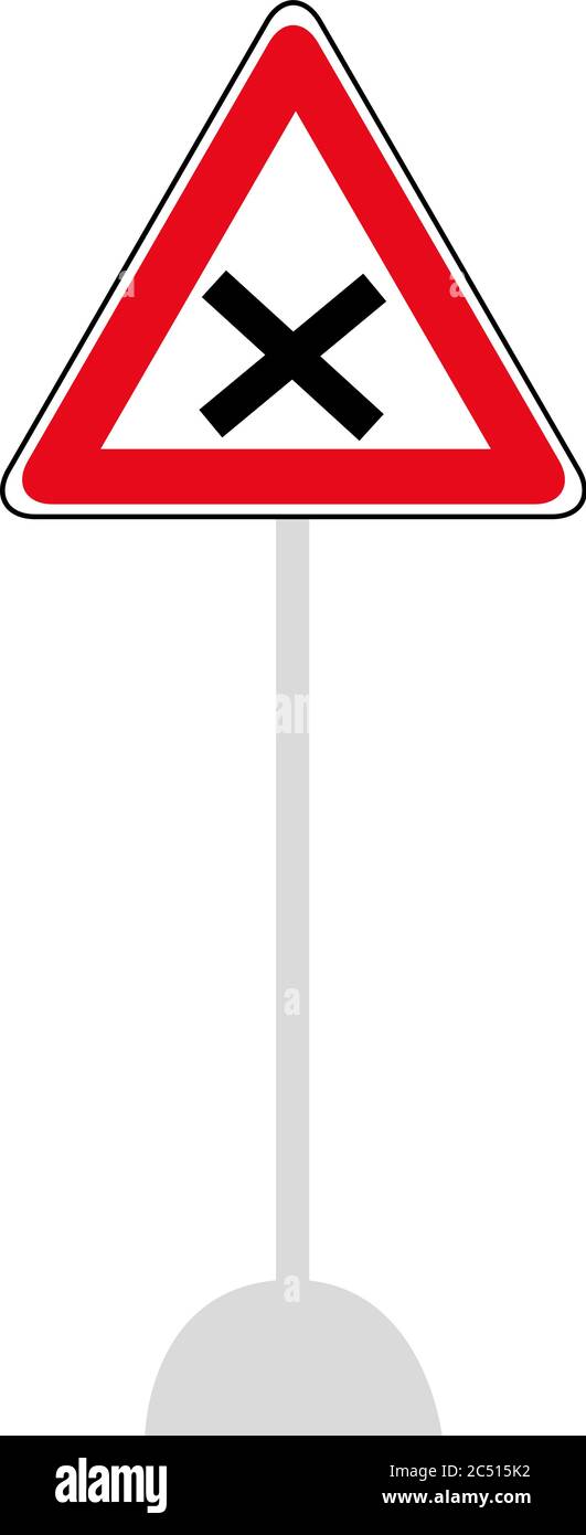 Signalisation d'intersection Banque d'images vectorielles - Alamy