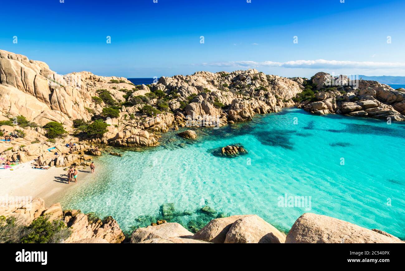 Spiagge della costa smeralda Banque de photographies et d’images à ...