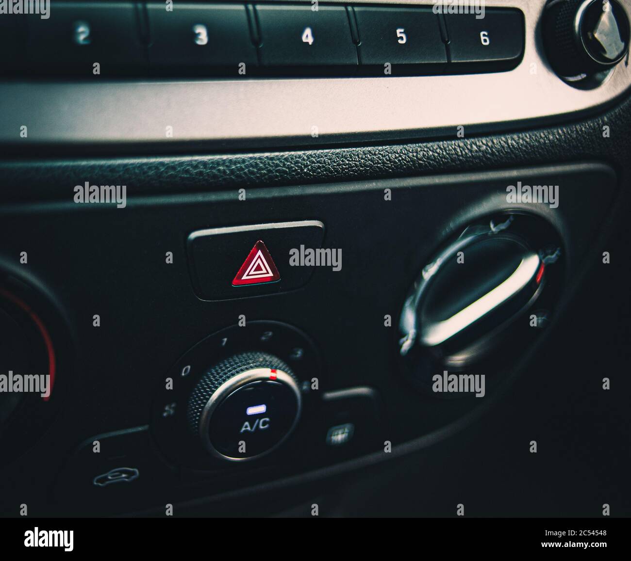 Car dashboard buttons Banque de photographies et d’images à haute ...