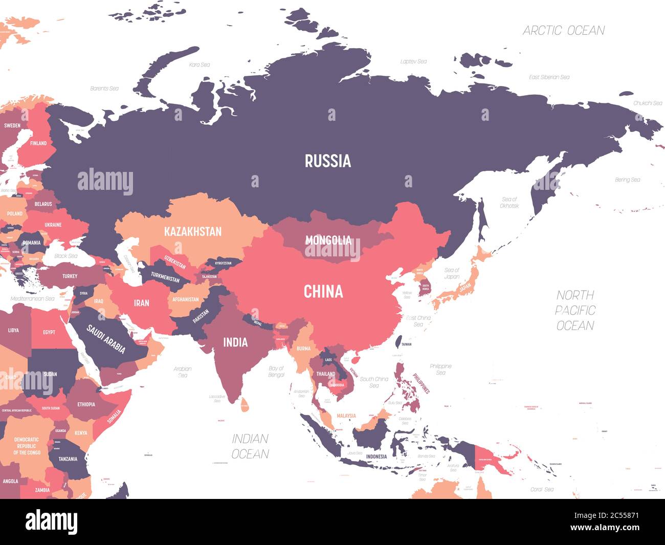 Continent Asiatique Banque d'image et photos - Alamy