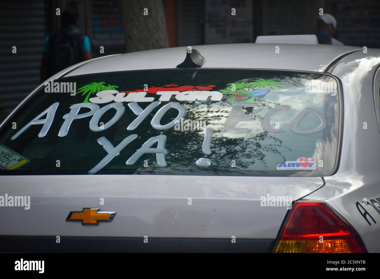 Slogan and taxi Banque de photographies et d’images à haute résolution ...