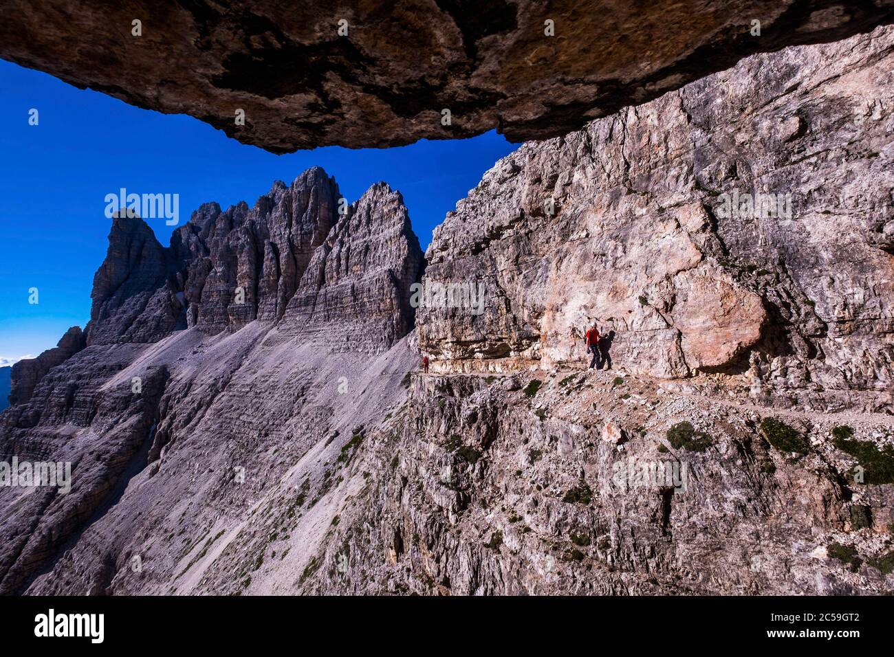 Via ferrata monte paterno Banque de photographies et d’images à haute ...