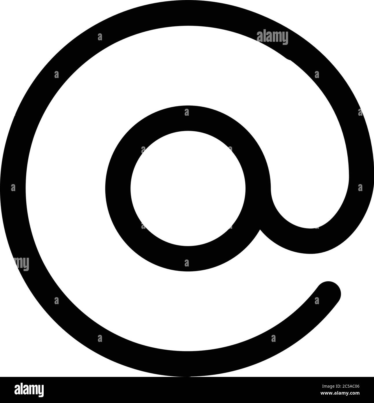 Icône de messagerie. Symbole de communication électronique. Définir l ...