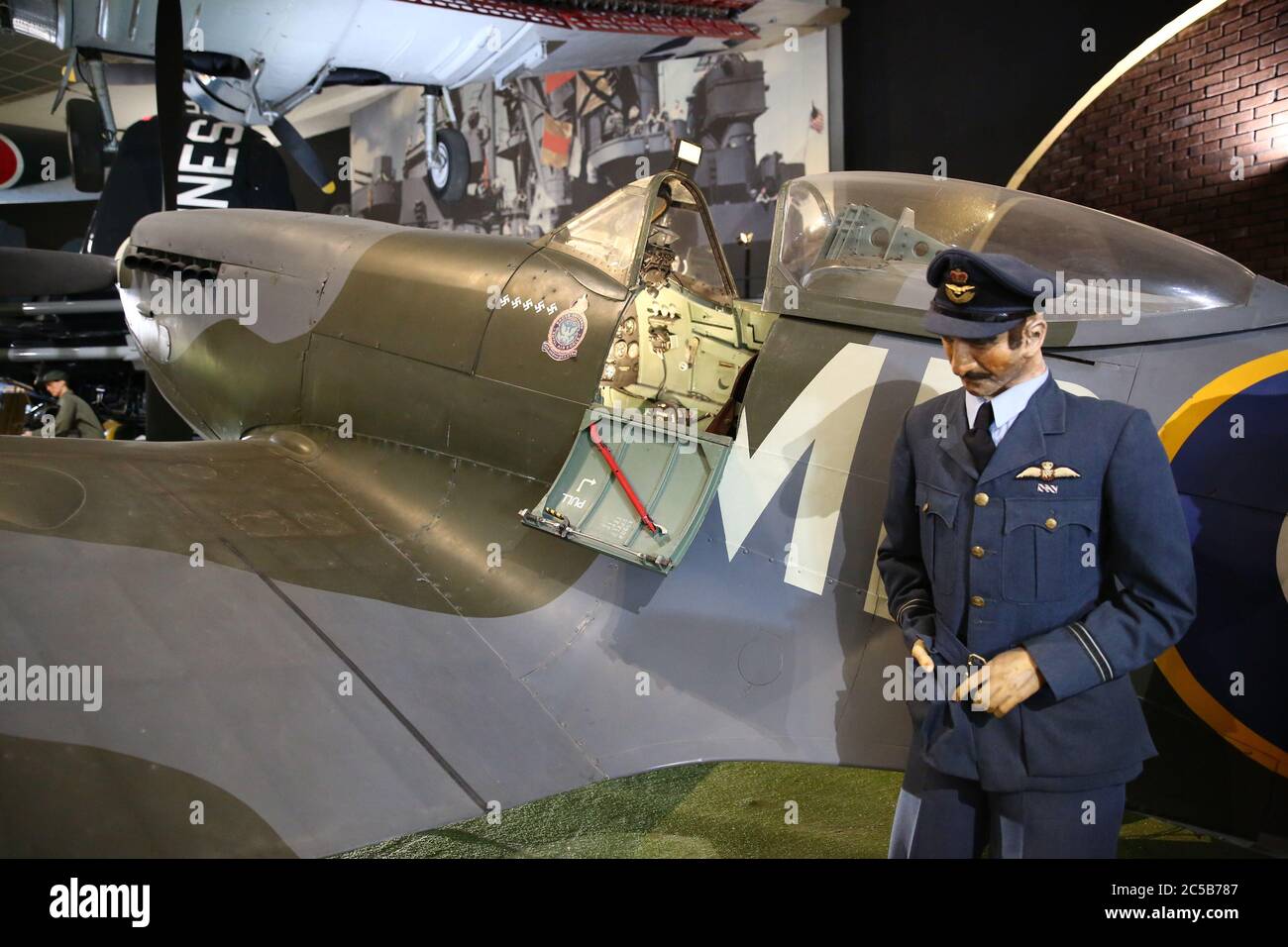 Supermarine Spitfire Mk.XVI au San Diego Air & Space Musée Photo Stock ...