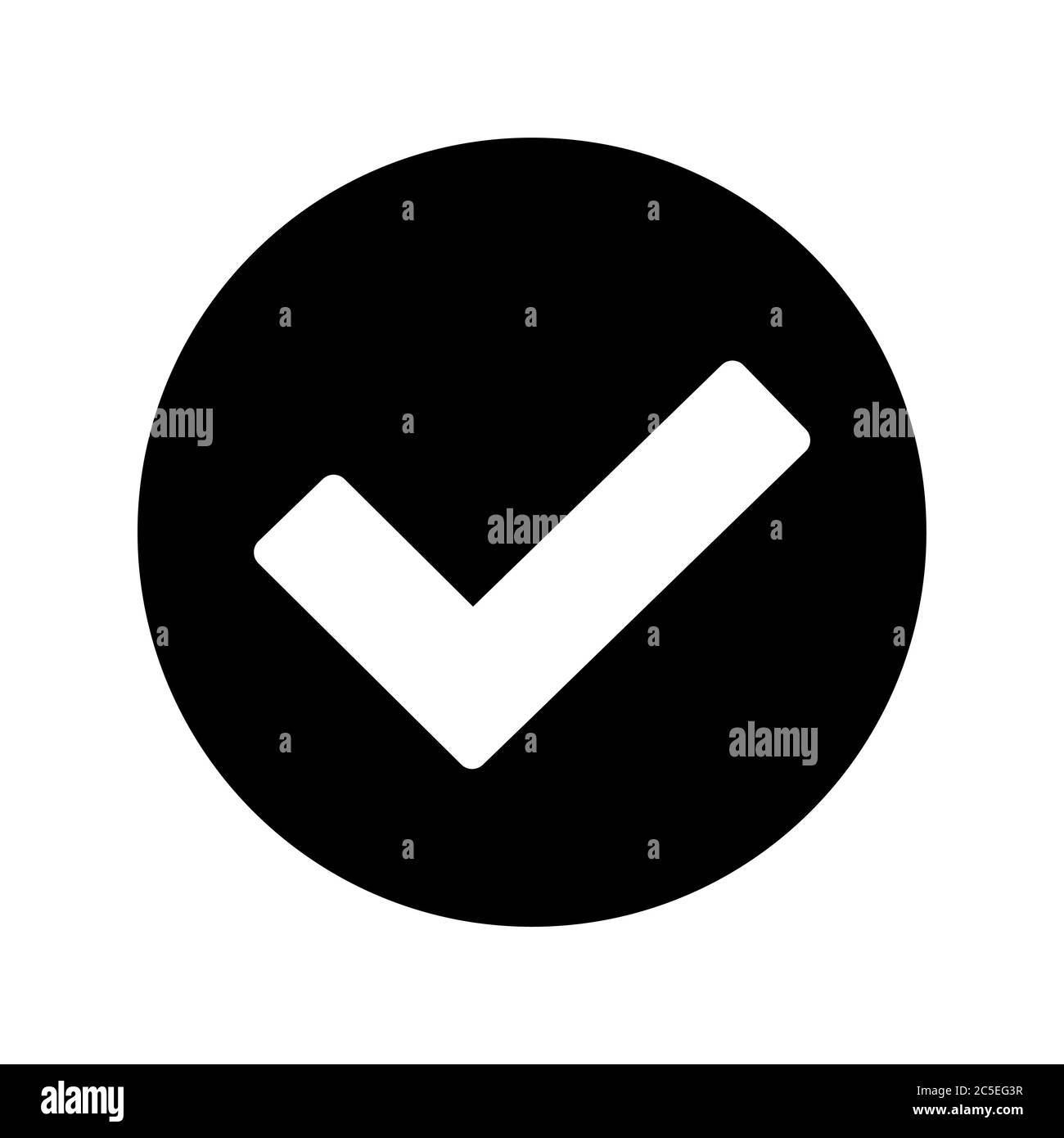 Icône de vérification de vecteur. Logo. Pictogramme. Bouton. Vecteur ...