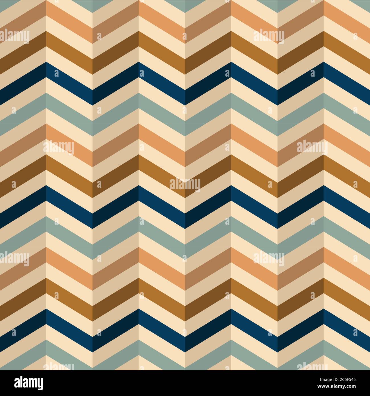 motif zigzag dans des couleurs rétro, arrière-plan vectoriel ...