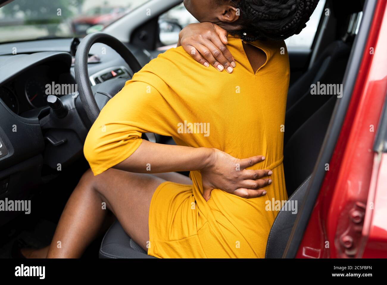 Blessures par coup de fouet cervical Banque de photographies et d ...