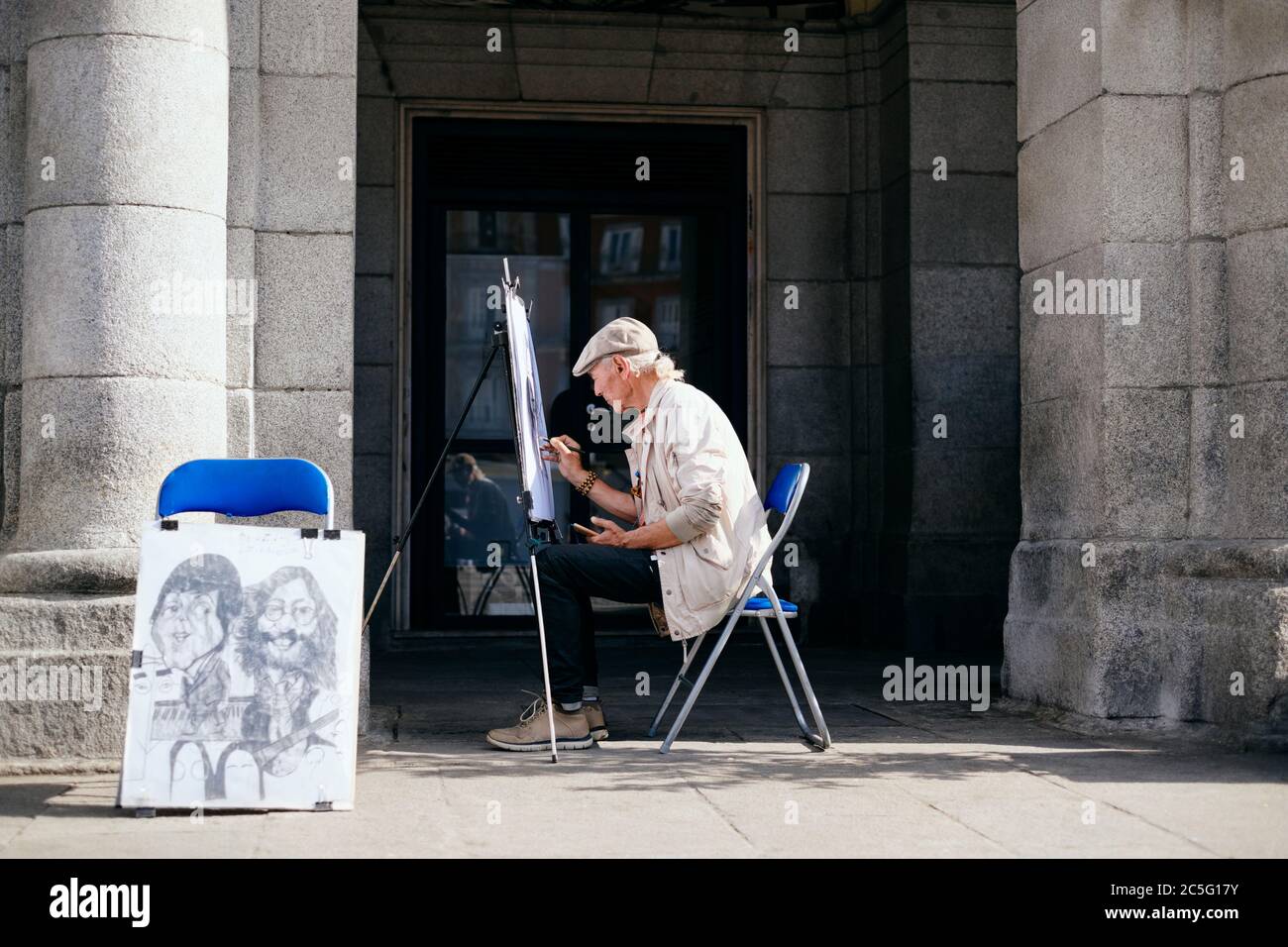 Dessin bonhomme touriste Banque de photographies et d’images à haute résolution - Alamy