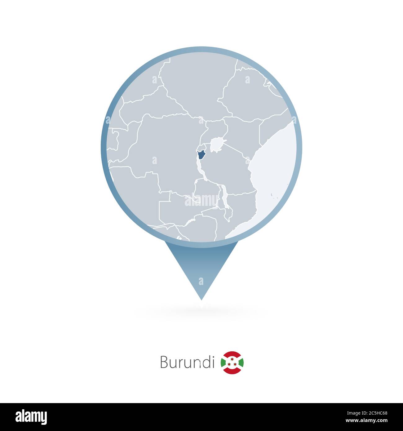 Carte du burundi Banque d'images vectorielles - Alamy