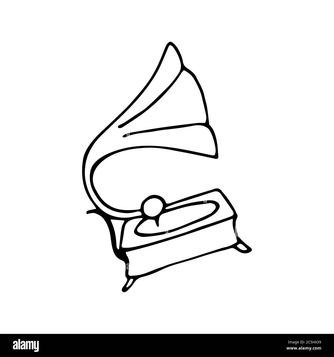 Symbole De Phonographe Banque d'image et photos - Alamy