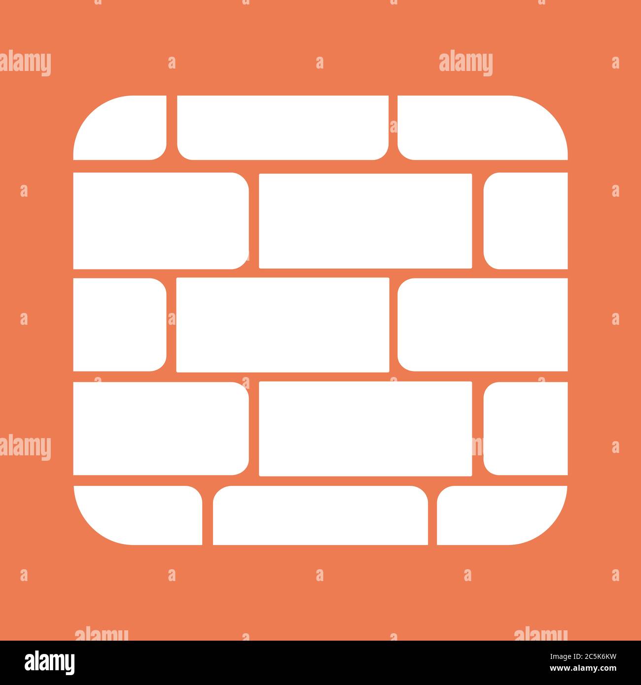 Mur en parpaing Banque d'images vectorielles - Alamy