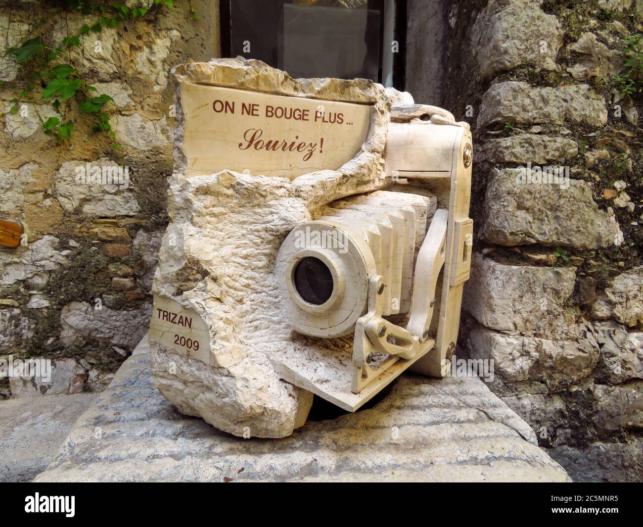 Saint Paul de Vence, France - 9 juillet 2018 : appareil photo de ...
