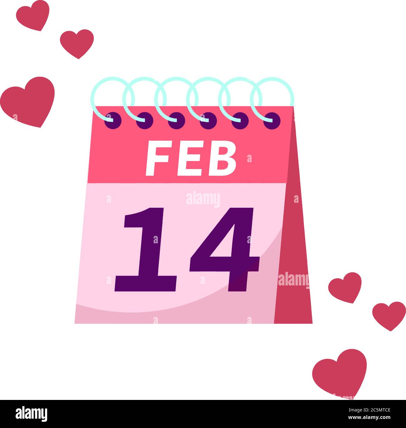 14 febrary Banque d'images vectorielles - Alamy