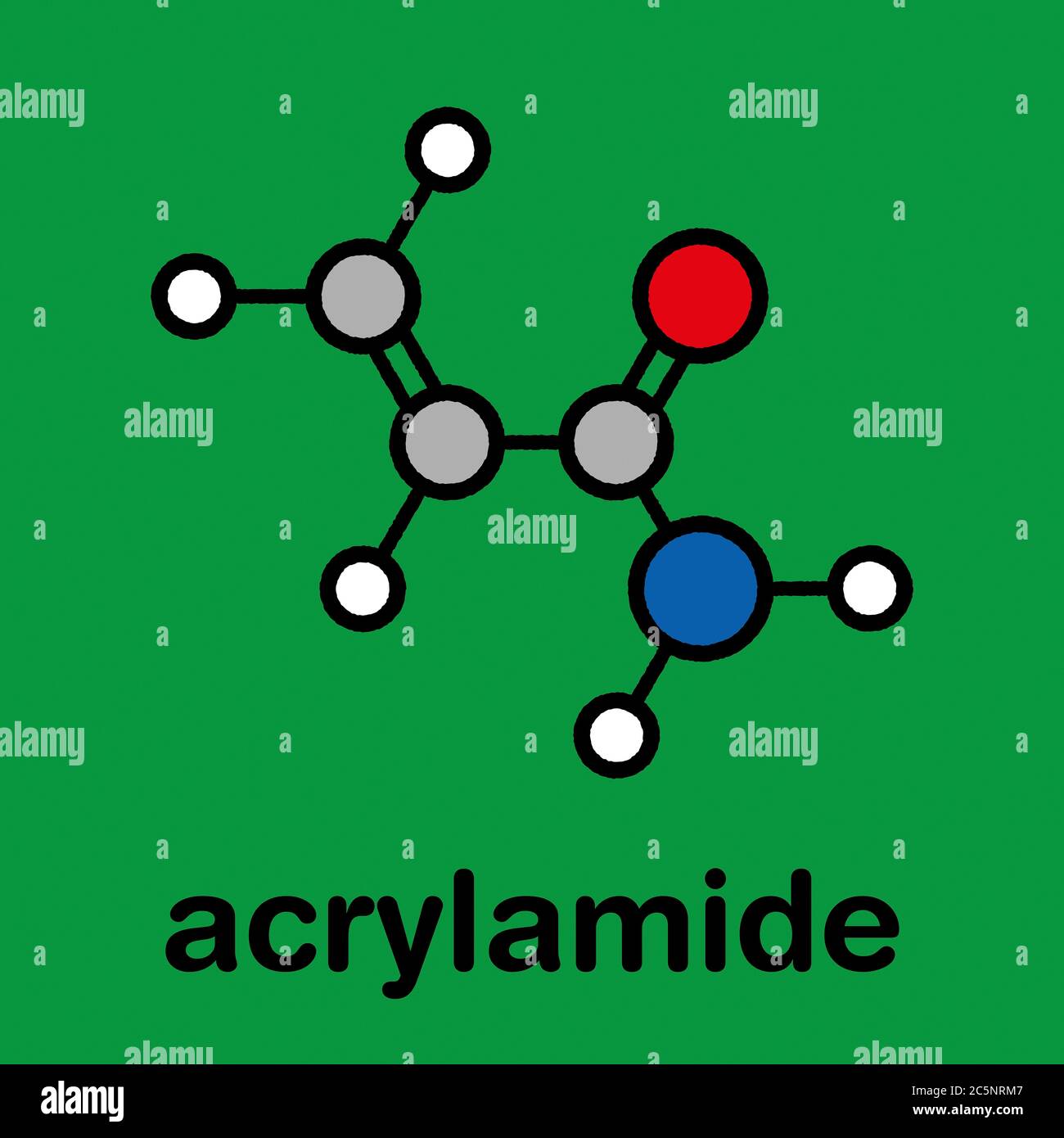 Chemistry chemical formula acrylamide Banque de photographies et d ...