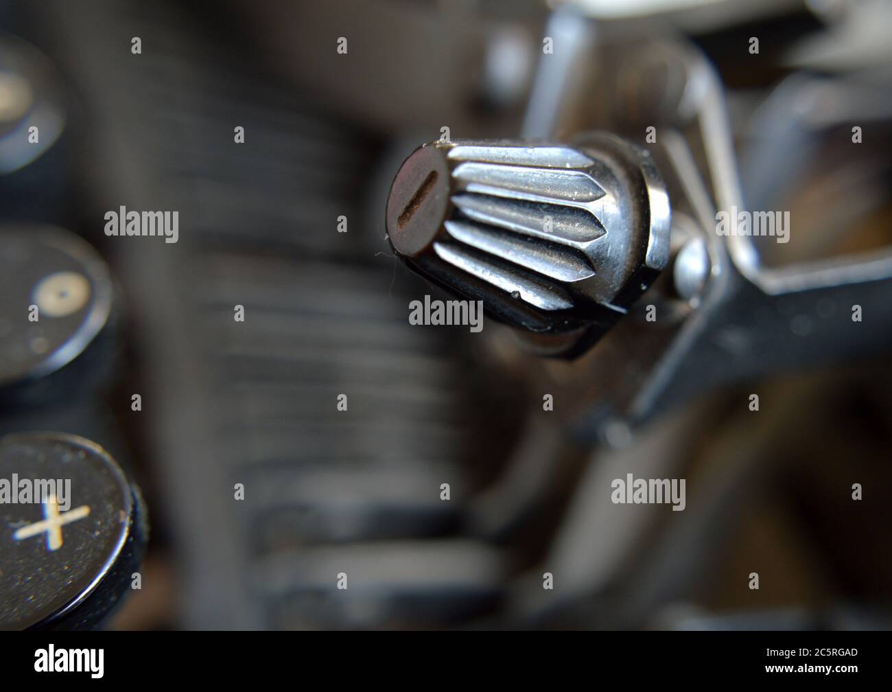 Ancienne machine à écrire détail, dactylographie sur machine à écrire ...