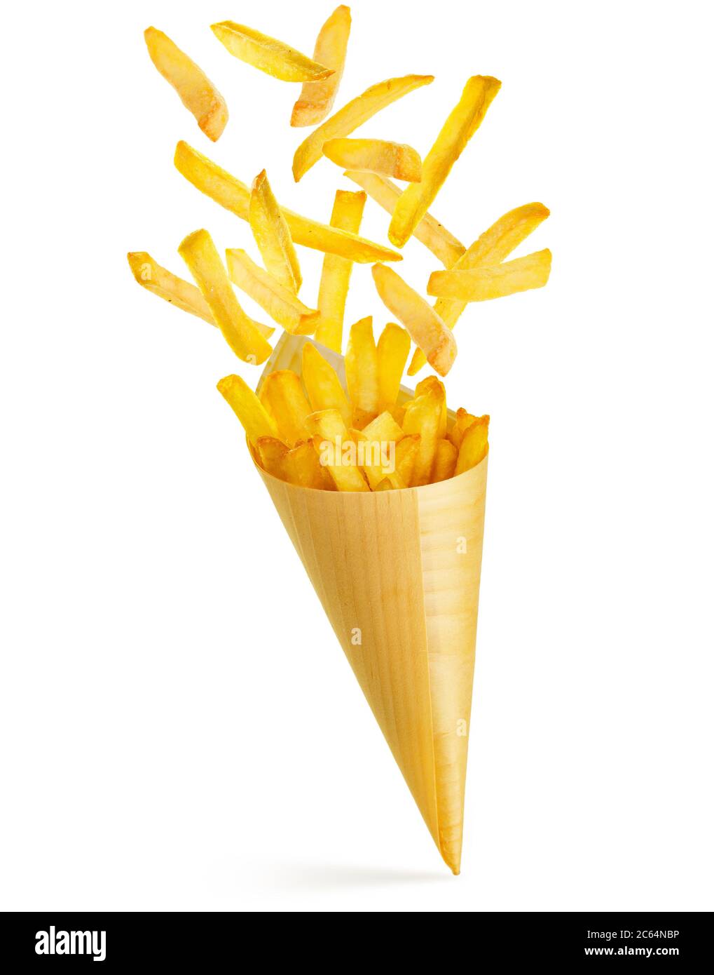 Cornet de frites Banque d'images détourées - Alamy