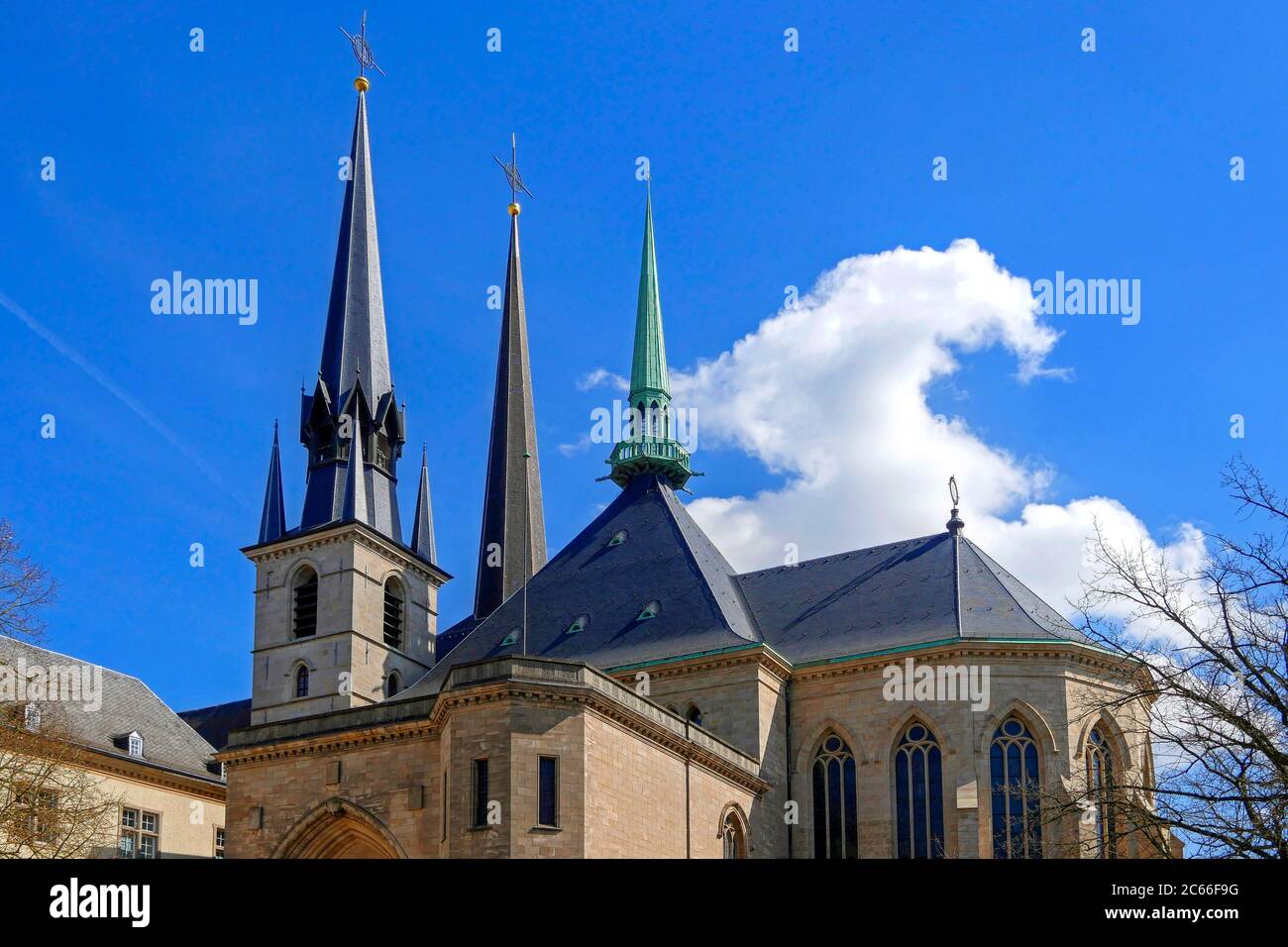 Cathedrale Notre Dame Du Luxembourg Banque d'image et photos - Alamy
