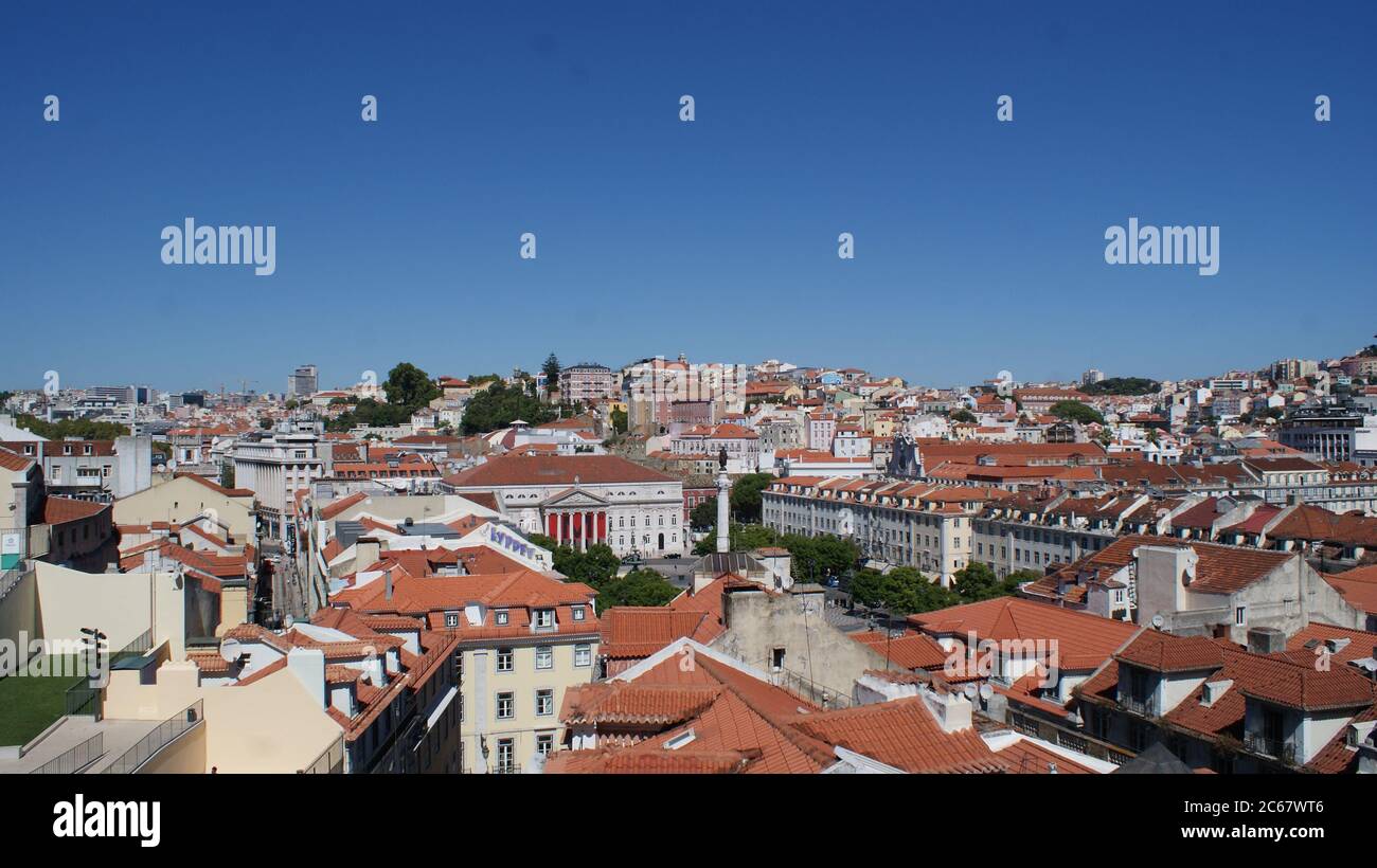 Architecture de Lisbonne, la capitale portugaise. Magnifiques vieux ...