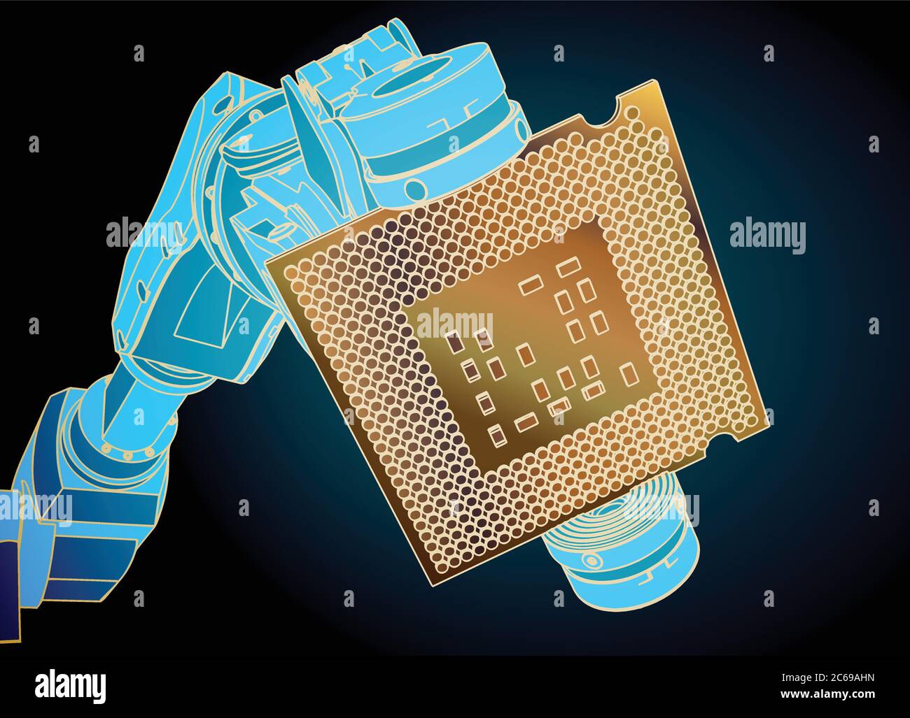Robotique de laboratoire Banque d'images vectorielles - Alamy