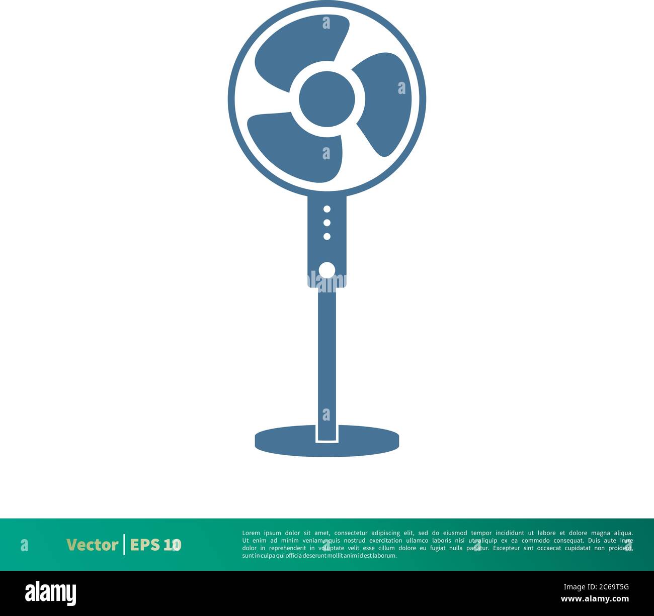 Symbole de ventilateur modèle de logo vectoriel conception d ...