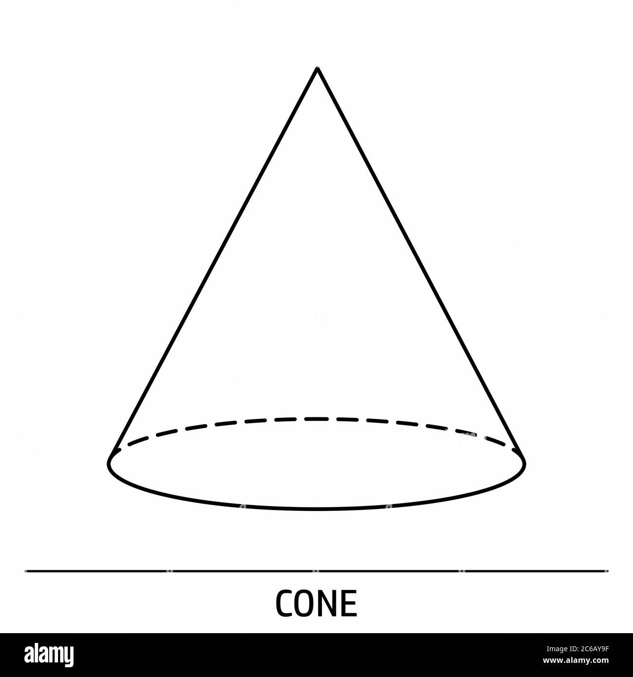 Cone cylinder Banque d'images vectorielles - Alamy