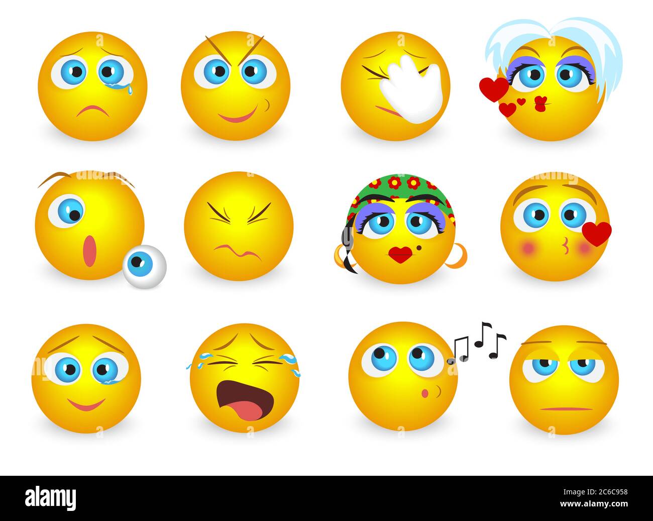Smiley emoticon facial expression Banque d'images vectorielles - Page 2 - Alamy