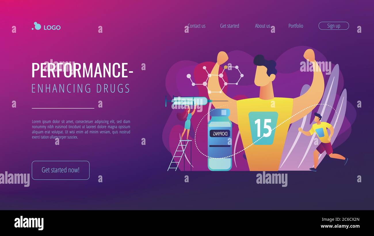 Test de dopage Banque d'images vectorielles - Alamy