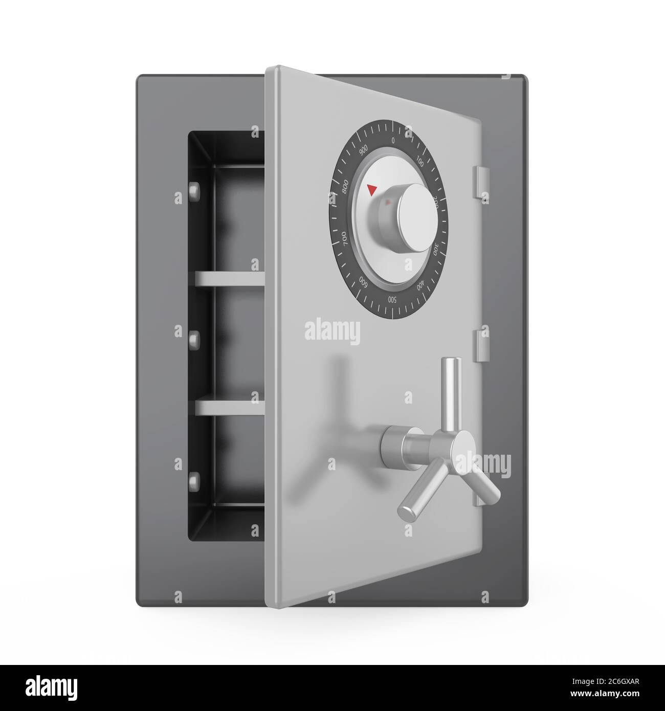 Coffre fort banque ouvert Banque d'images détourées - Alamy