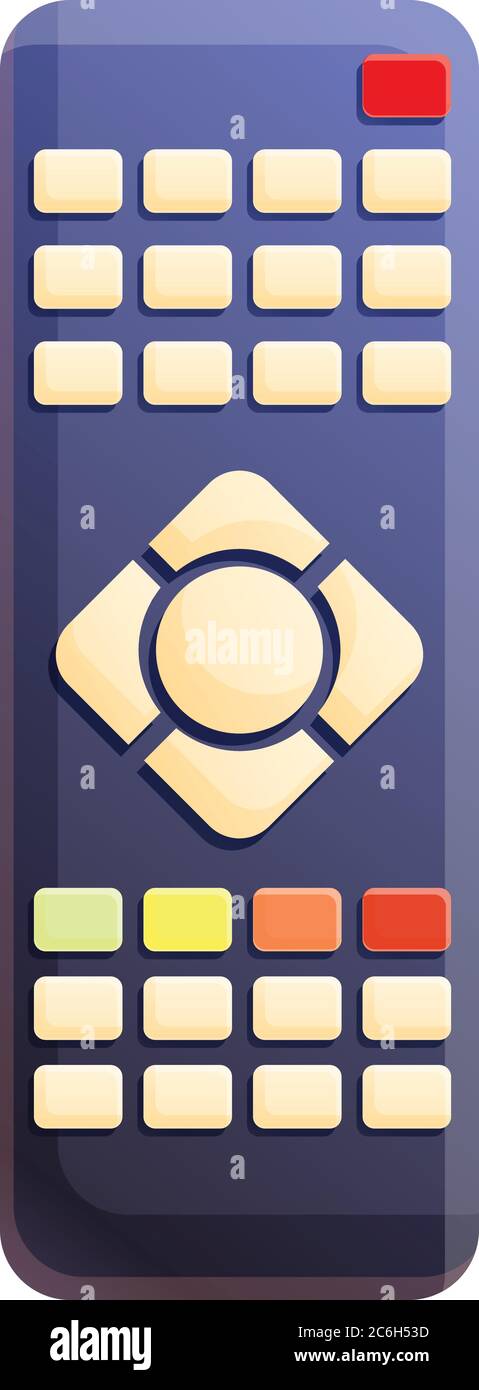 Icône de la télécommande Smart tv. Dessin animé de l'icône vectorielle ...