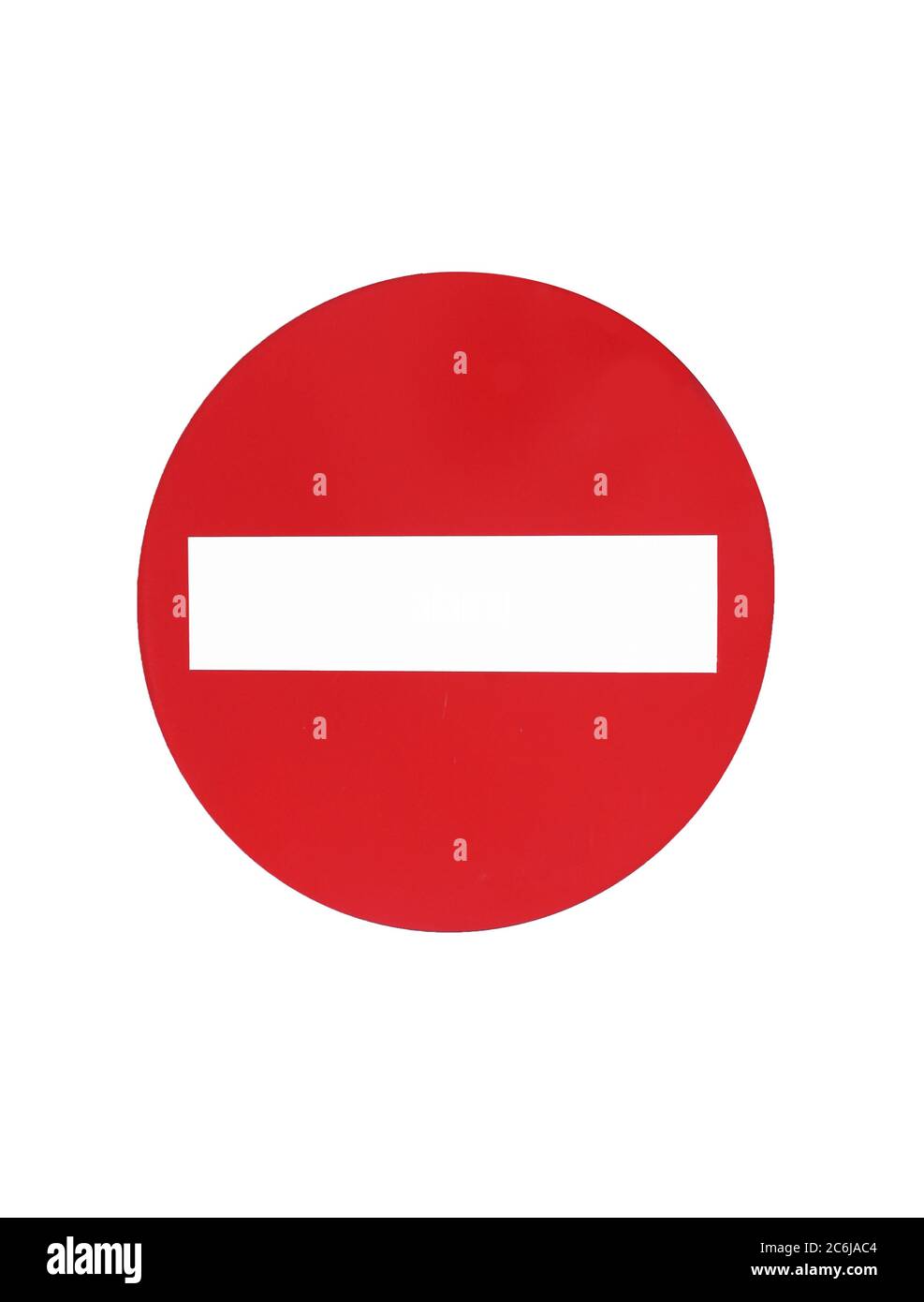 Panneau de signalisation rouge rond Banque de photographies et d’images ...