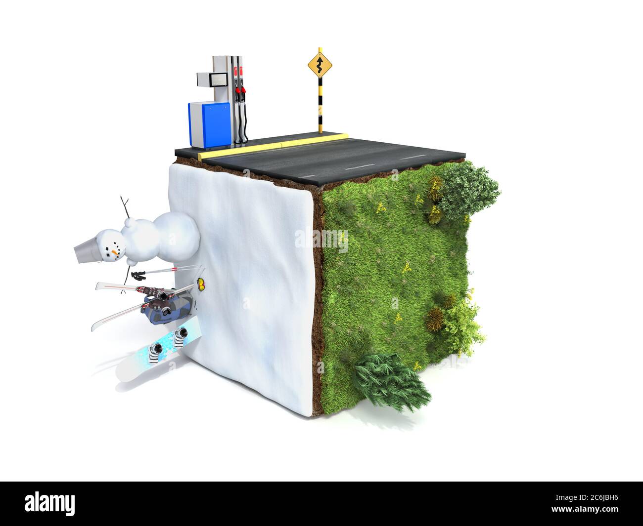 Types de route Banque de photographies et d’images à haute résolution ...