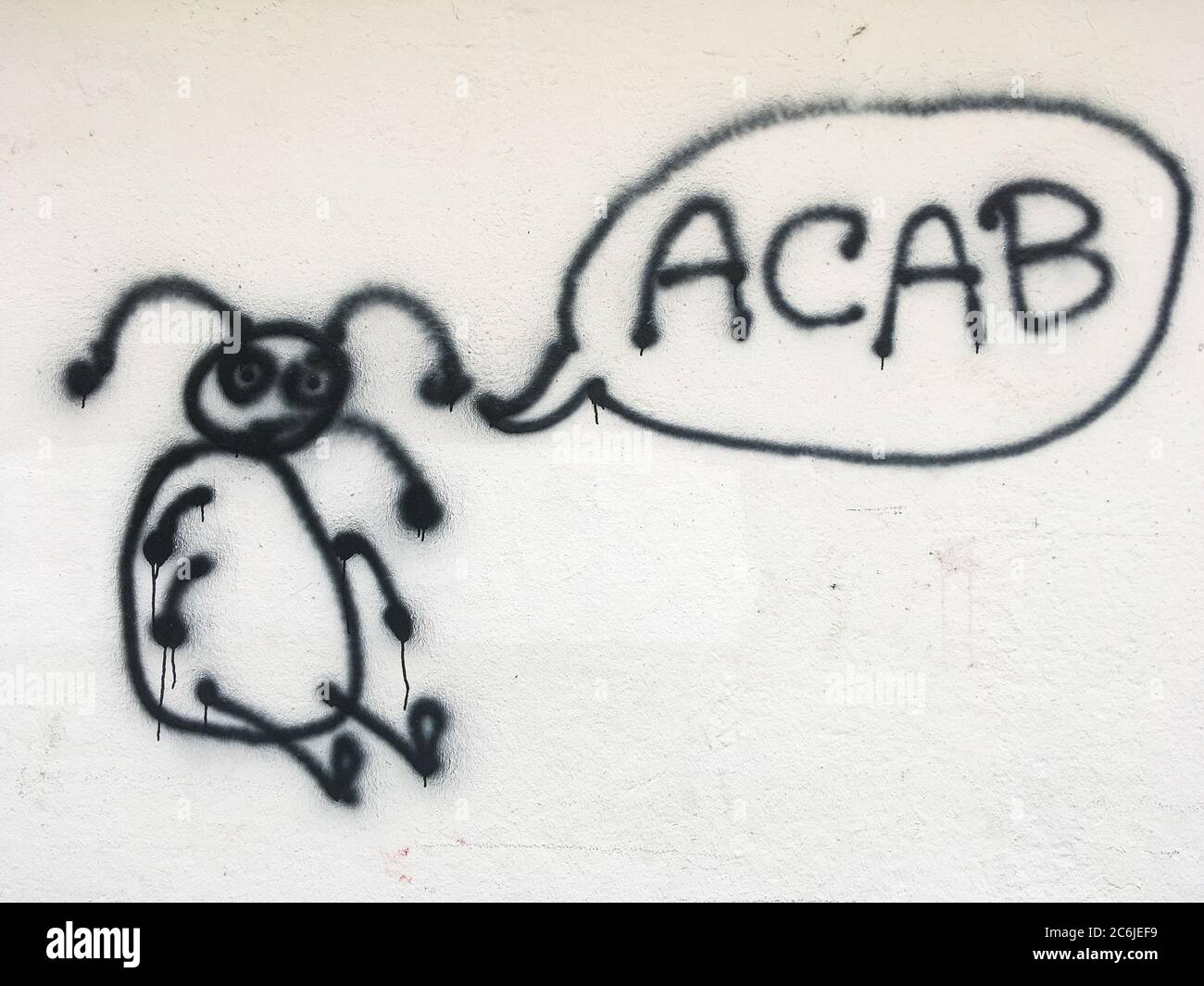 Acab graffiti Banque de photographies et d’images à haute résolution ...