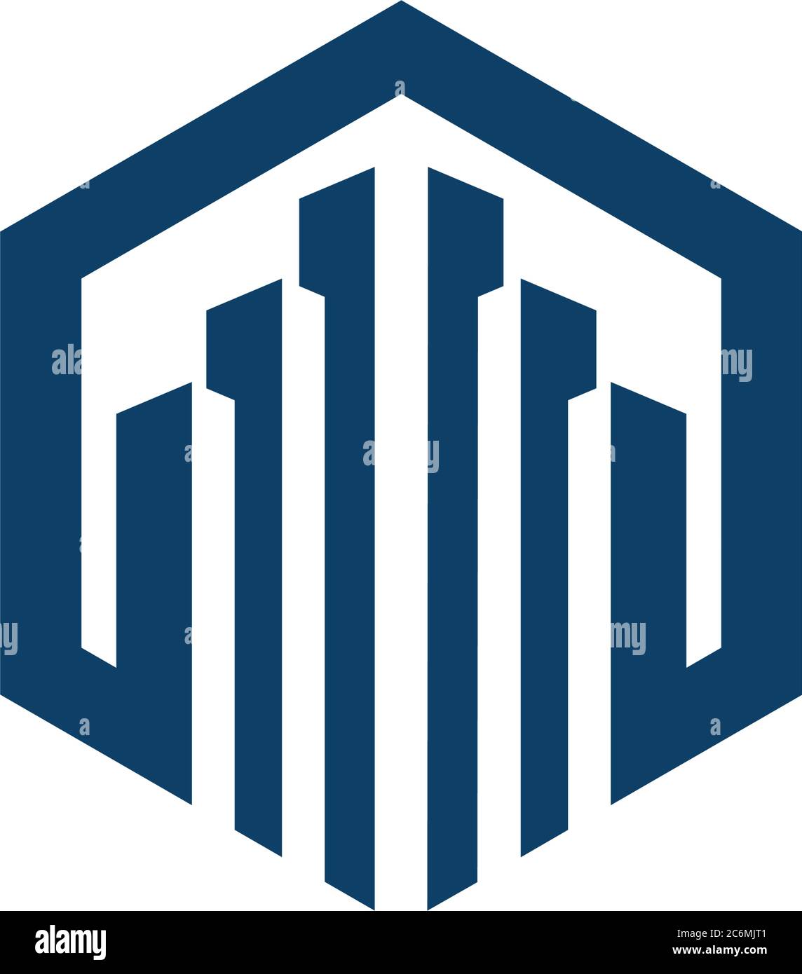 Hexagonal form Banque d'images vectorielles - Alamy