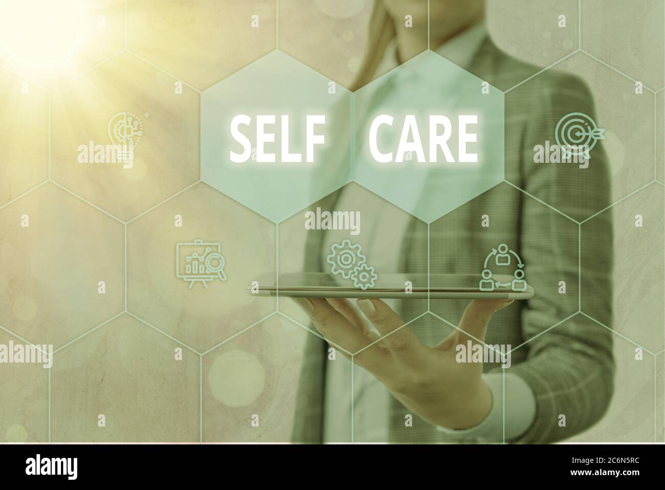 Écriture manuscrite Self Care. Photo conceptuelle la pratique d'agir ...