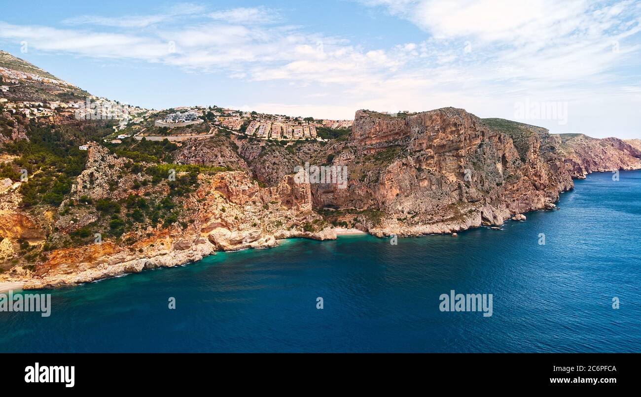 Cala moraig photo panoramique Banque de photographies et d’images à ...