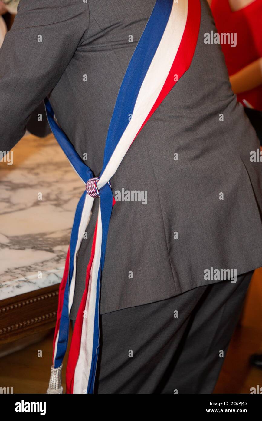 Tricolor sash Banque de photographies et d’images à haute résolution ...