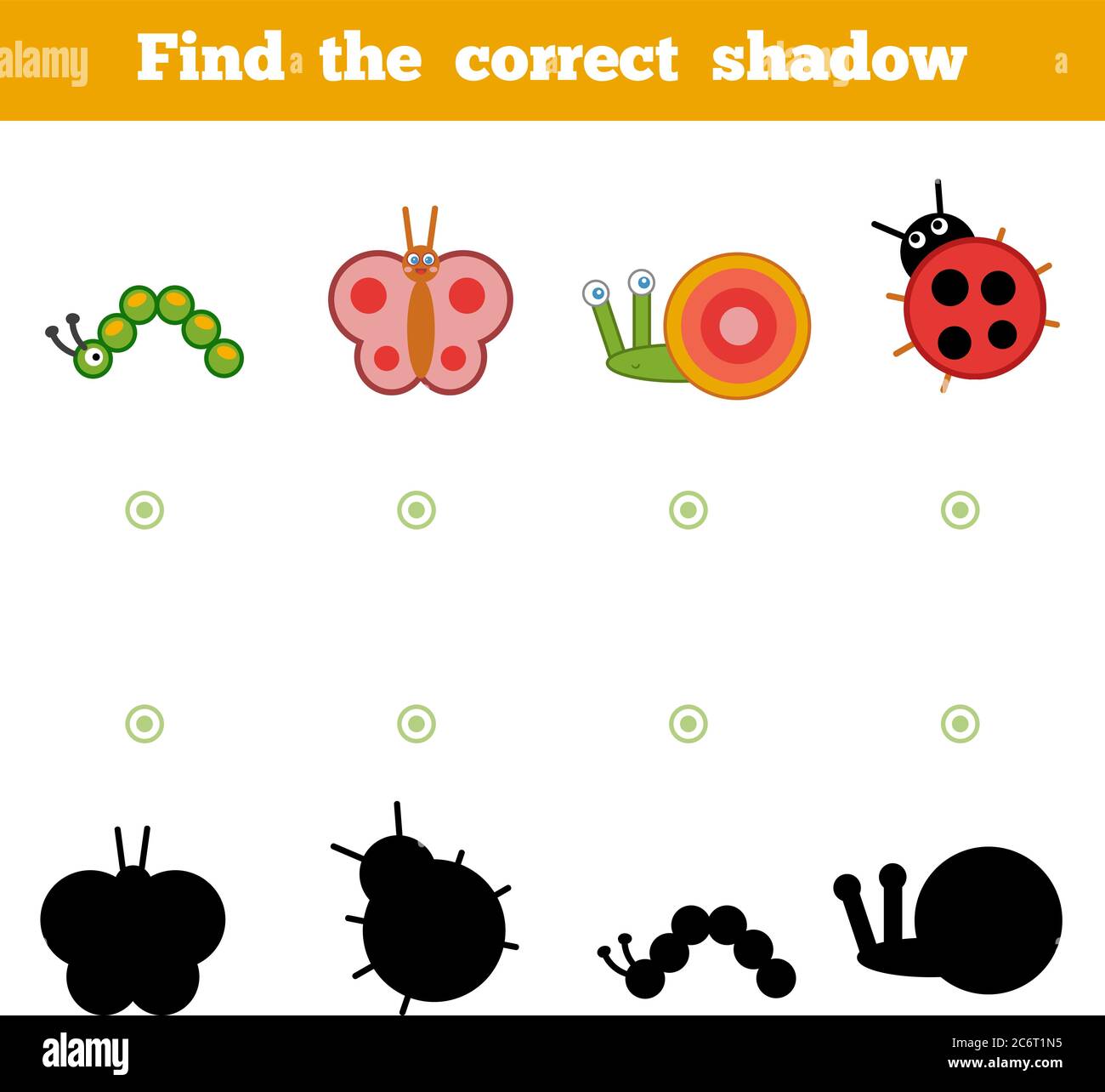 Insect shadow Banque d'images vectorielles - Alamy