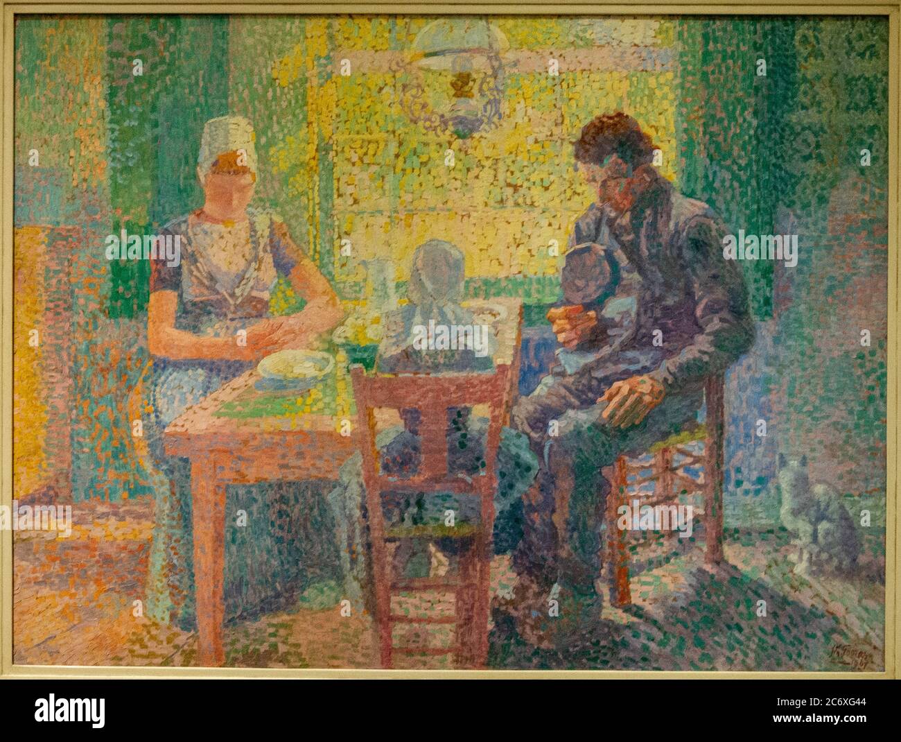 Pointillism painting Banque de photographies et d’images à haute ...