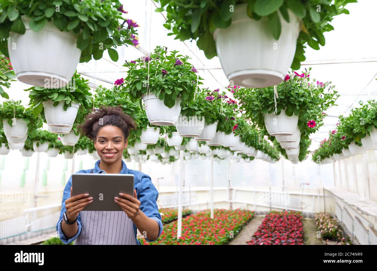 Fille de serre Banque de photographies et d’images à haute résolution ...