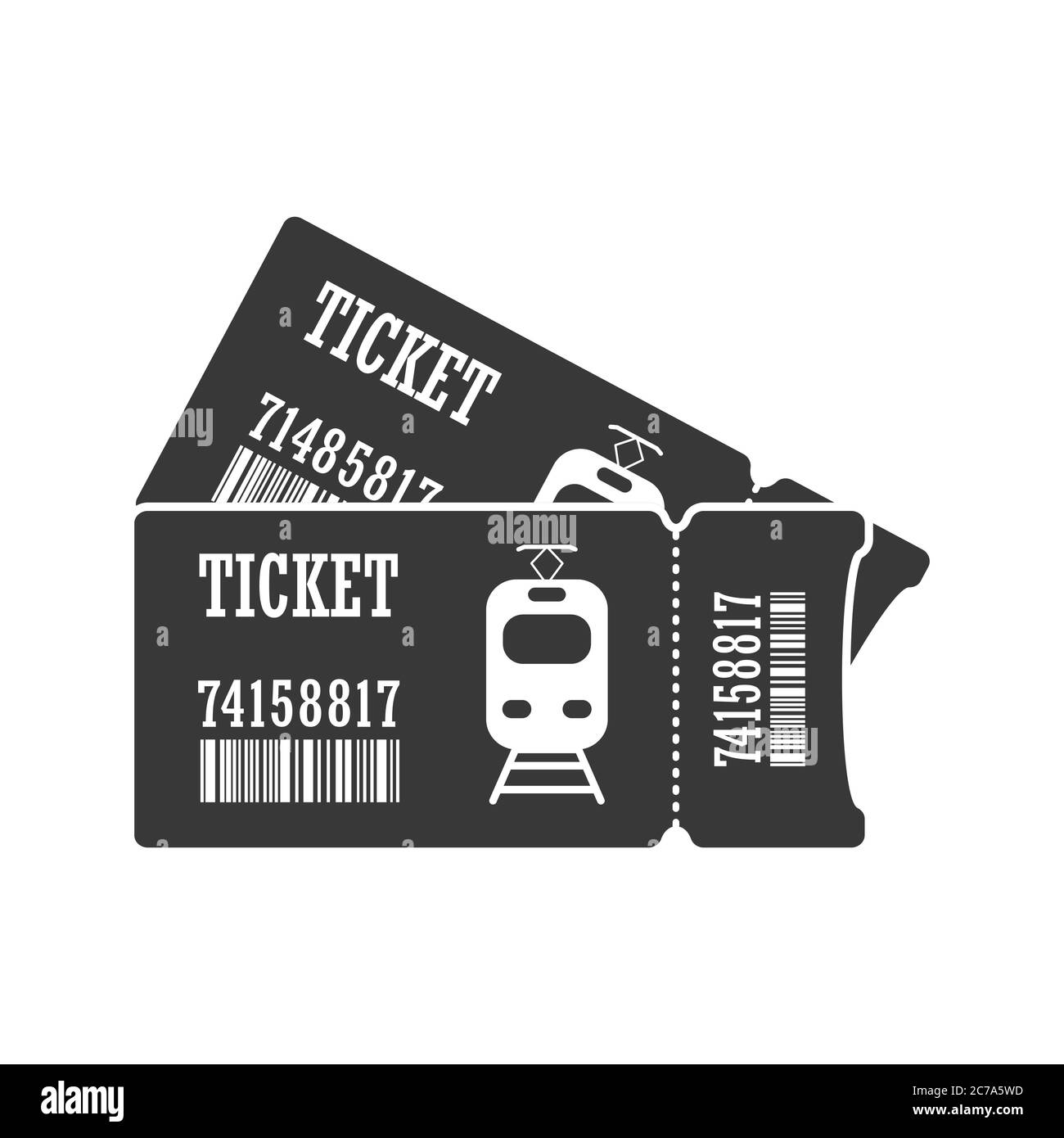 Acheter un billet de train Banque d'images vectorielles - Alamy