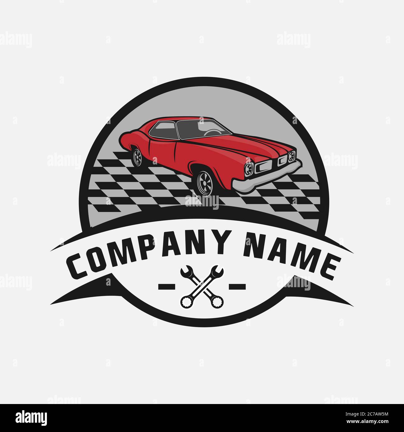 Logo de voiture automobile Banque d'images vectorielles - Alamy