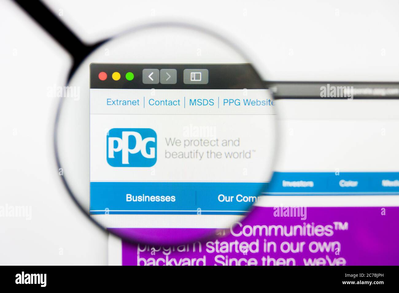 Logo marketing ppg Banque de photographies et d’images à haute ...